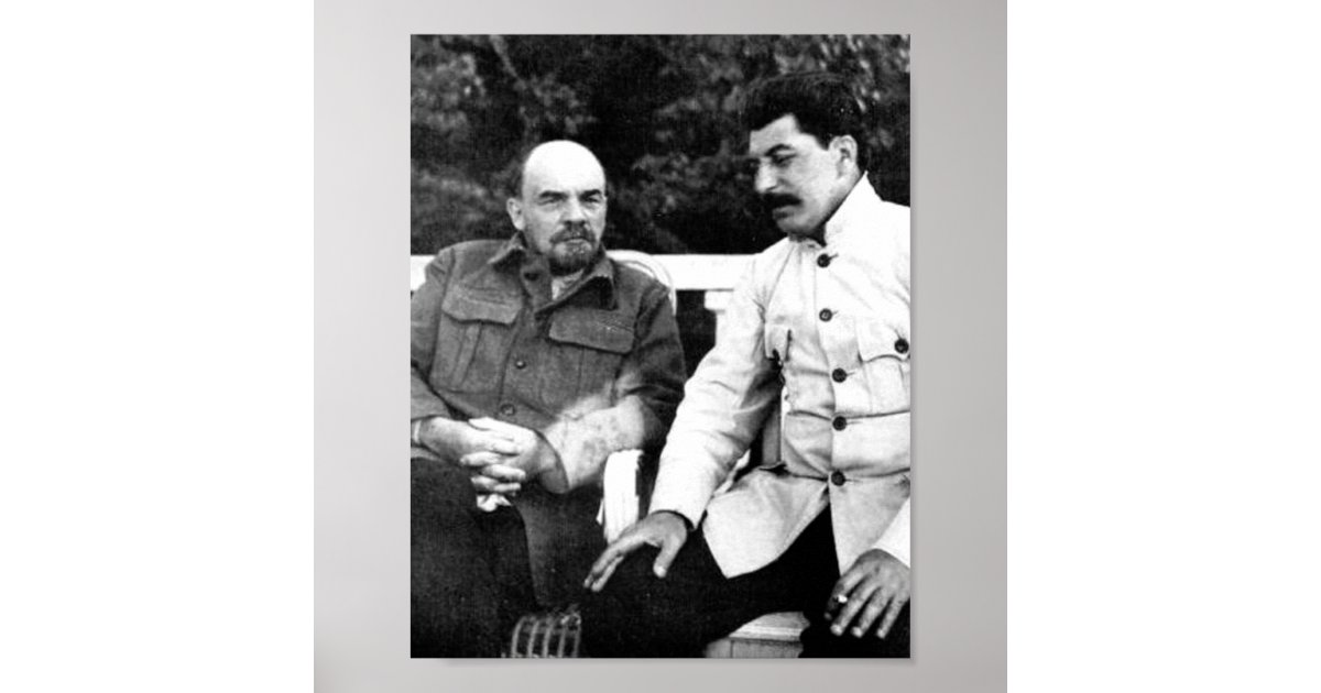 Vladimir Lenin And Joseph Stalin Poster | Zazzle
