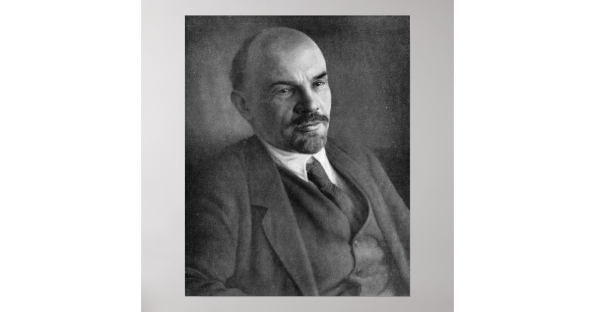 Vladimir Lenin Portrait Poster | Zazzle