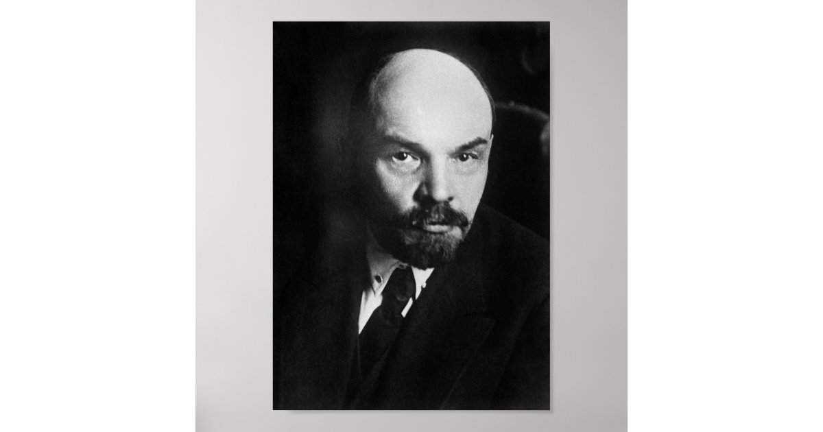 Vladimir Lenin Portrait Poster | Zazzle
