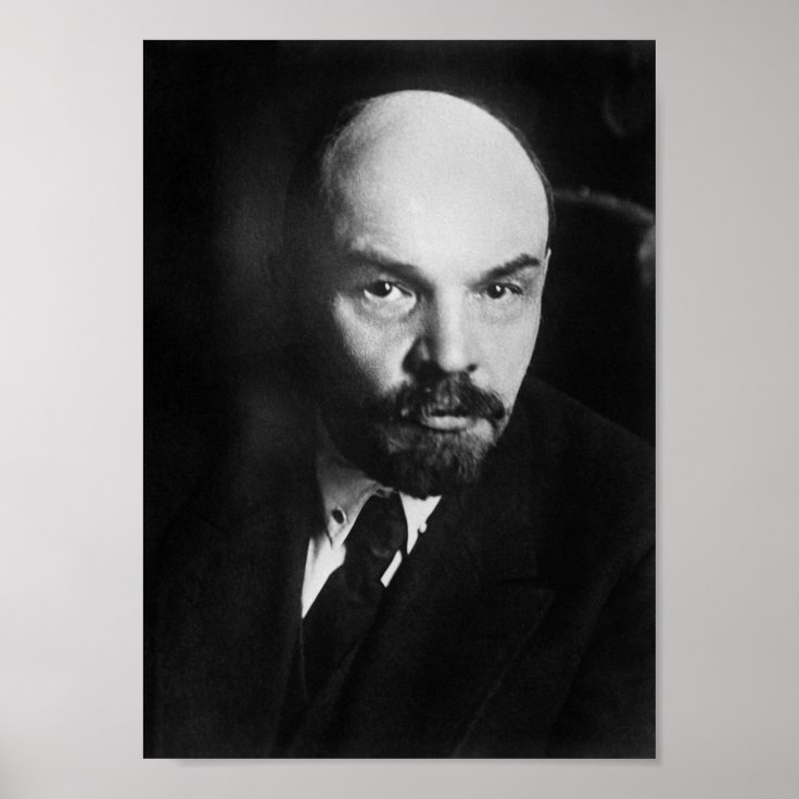 Vladimir Lenin Portrait Poster | Zazzle