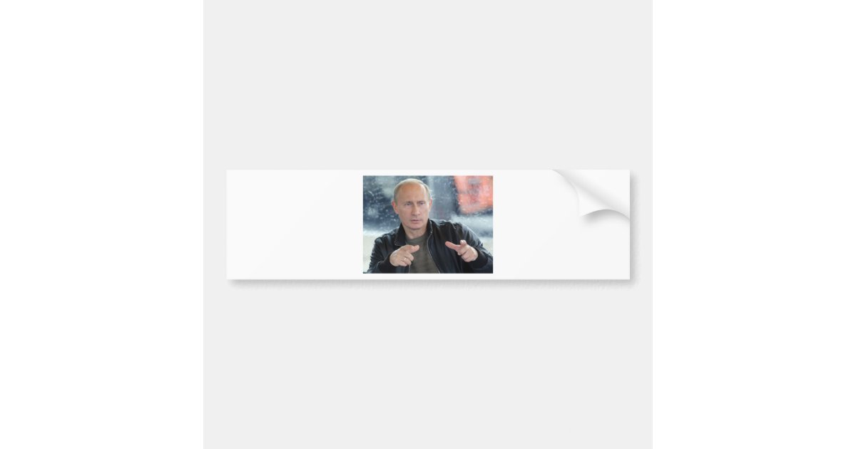 Vladimir Putin Bumper Sticker | Zazzle