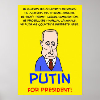 Vladimir Putin Posters | Zazzle
