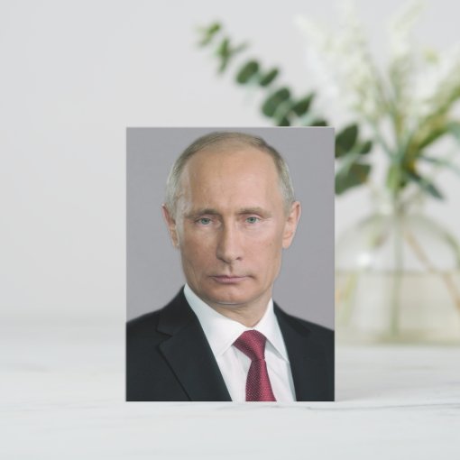 Vladimir Putin Gear Postcard | Zazzle