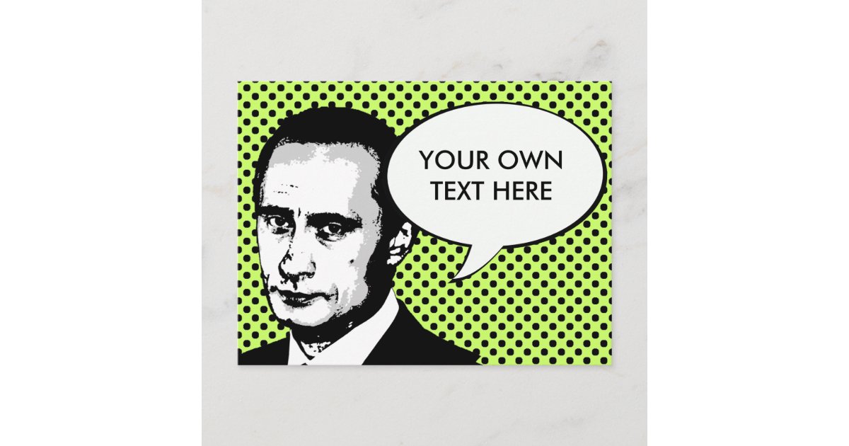 Vladimir Putin Postcard | Zazzle