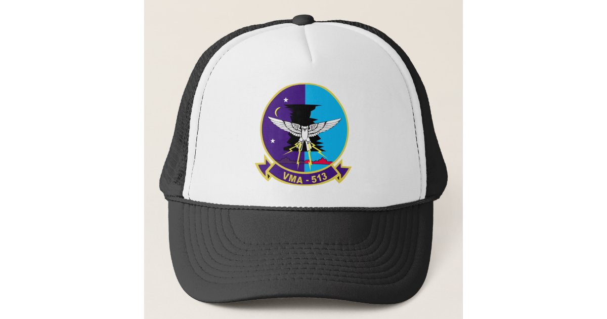 VMA-513 Flying Nightmares Trucker Hat | Zazzle