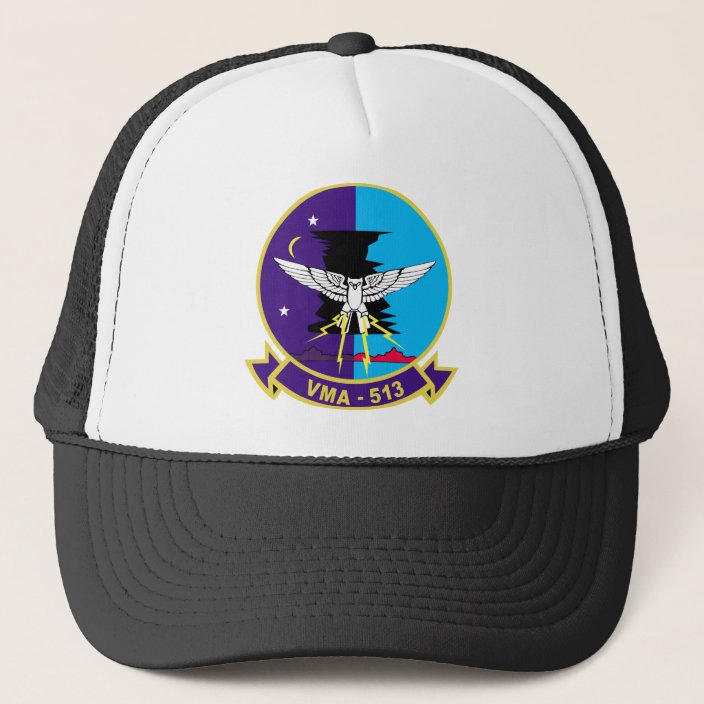 VMA-513 Flying Nightmares Trucker Hat | Zazzle.com