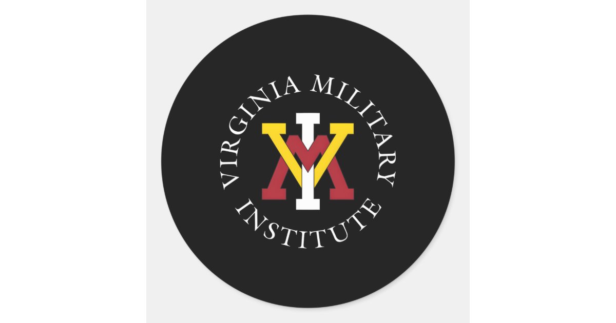 Vmi Keydets Stamp Classic Round Sticker | Zazzle