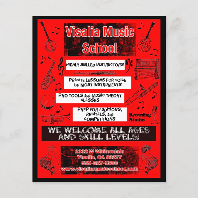 VMS Double-Sided Flyer Ad | Zazzle