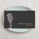 Vocal Coach Vocalist Singer Microphone Business Card | Zazzle