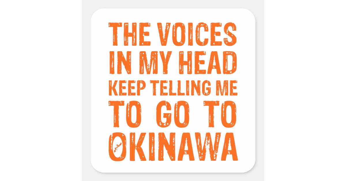 Voices Of Okinawa Sticker | Zazzle