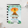Volcano birthday theme invitation | Zazzle