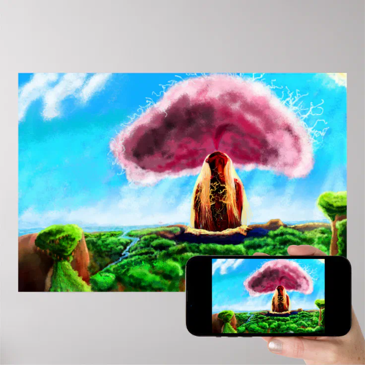 Volcano Goddess Pele Poster | Zazzle