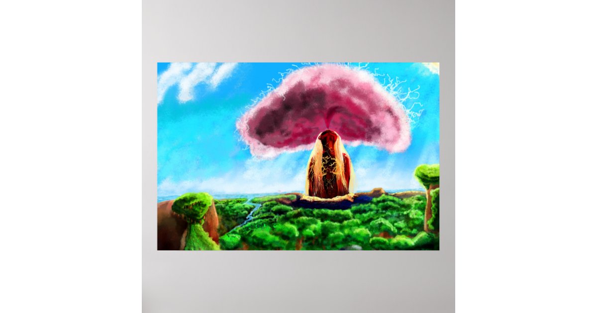 Volcano Goddess Pele Poster | Zazzle