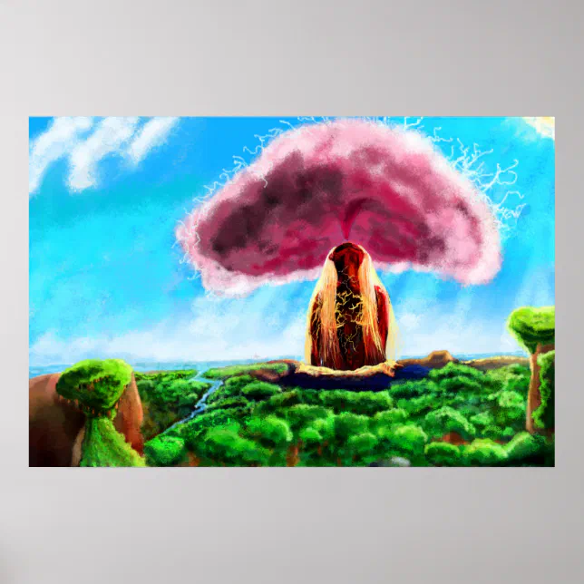 Volcano Goddess Pele Poster | Zazzle