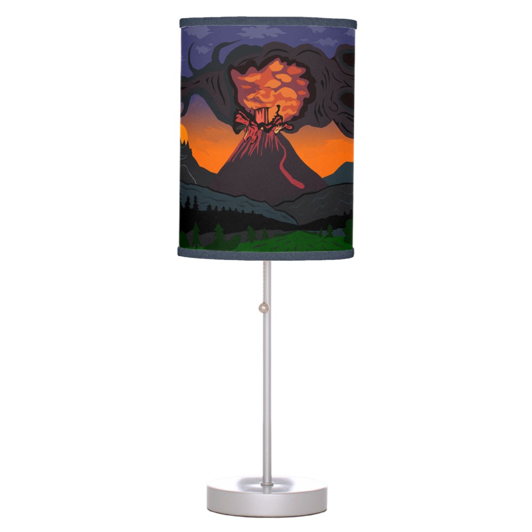 Volcano Story Lamp | Zazzle