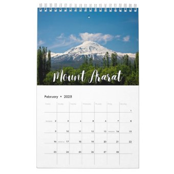Volcanoes Collection Wall Calendar | Zazzle