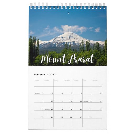 Volcanoes Collection Wall Calendar | Zazzle