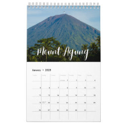 Volcanoes Collection Wall Calendar | Zazzle