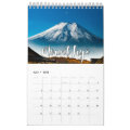 Volcanoes Collection Wall Calendar | Zazzle