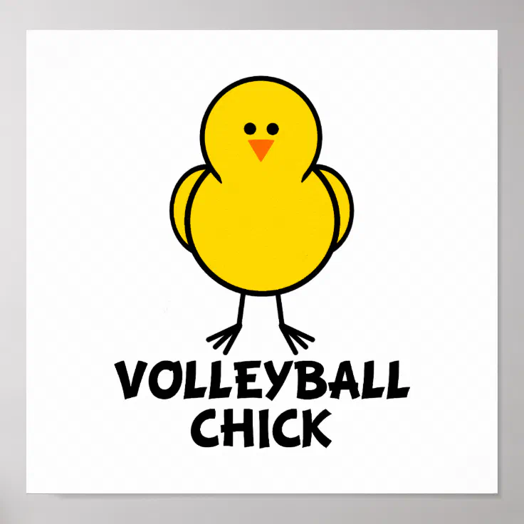 Volleyball Chick Poster | Zazzle