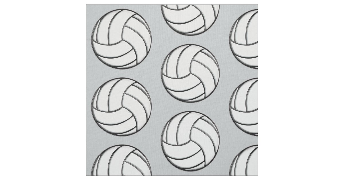 Volleyball Fabric | Zazzle