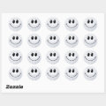 Volleyball Face Classic Round Sticker | Zazzle