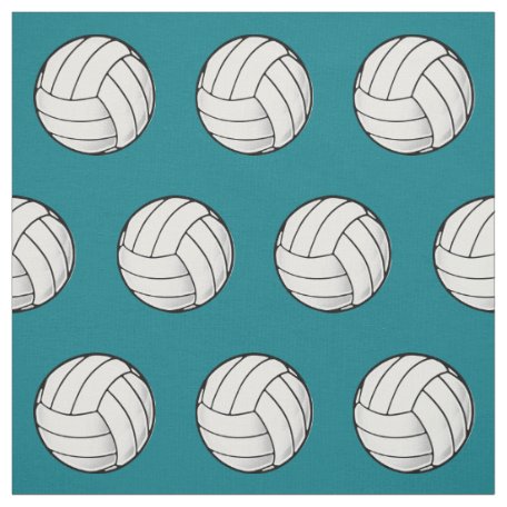 Volleyball Fabric | Zazzle