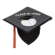 Volleyball Graduation Sports Grey Graduation Cap Topper | Zazzle
