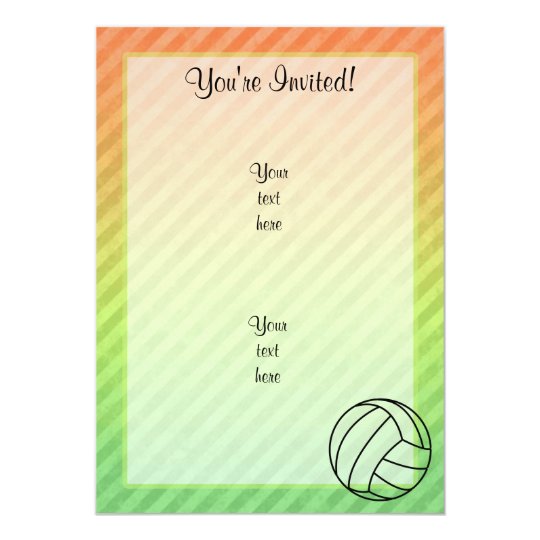 Volleyball; Invitation | Zazzle.com