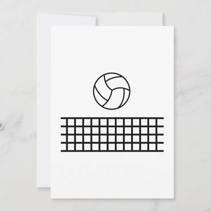Volleyball Invitation | Zazzle