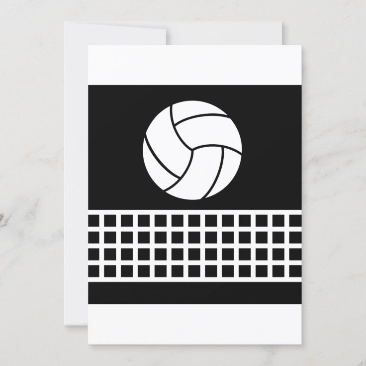 Volleyball Invitations | Zazzle