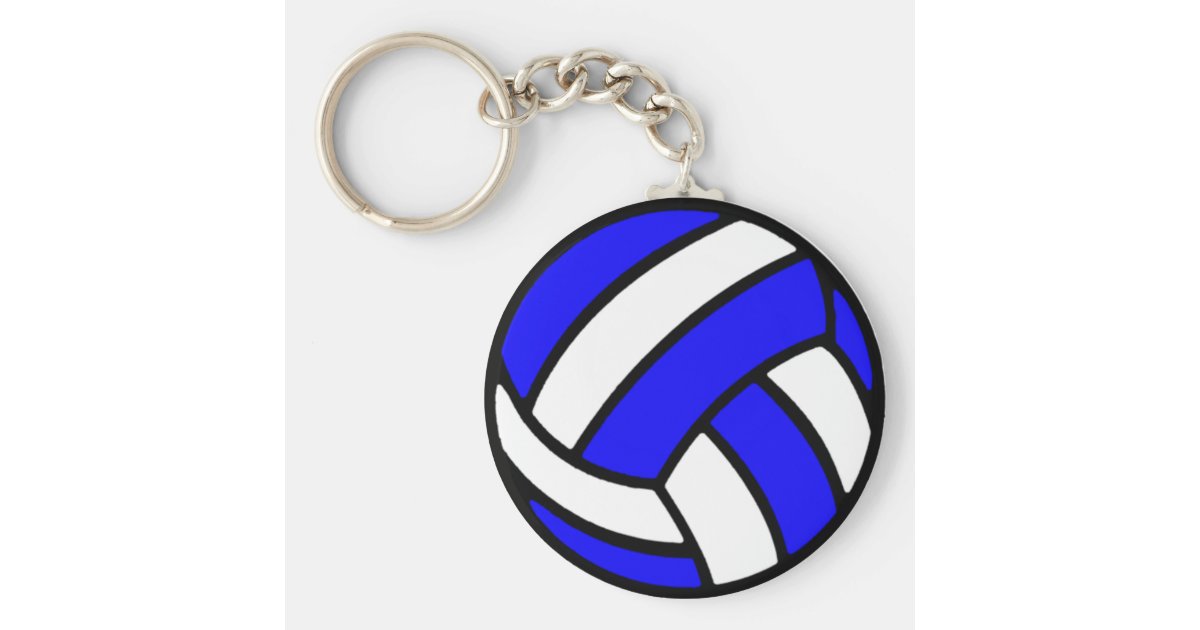 Volleyball Key Chain | Zazzle.com