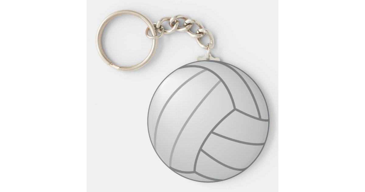 Volleyball Keychain | Zazzle.com