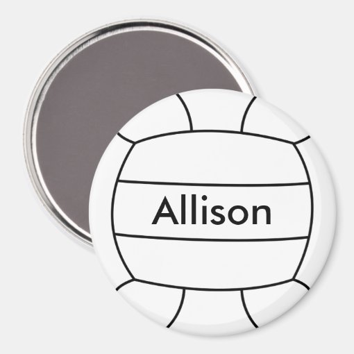 Volleyball Magnet | Zazzle