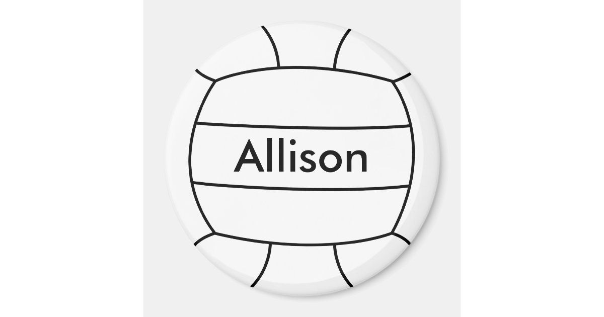 Volleyball Magnet | Zazzle