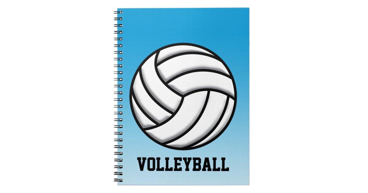 Volleyball Notebook | Zazzle