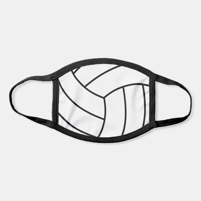 Volleyball Player Custom Color Face Mask | Zazzle
