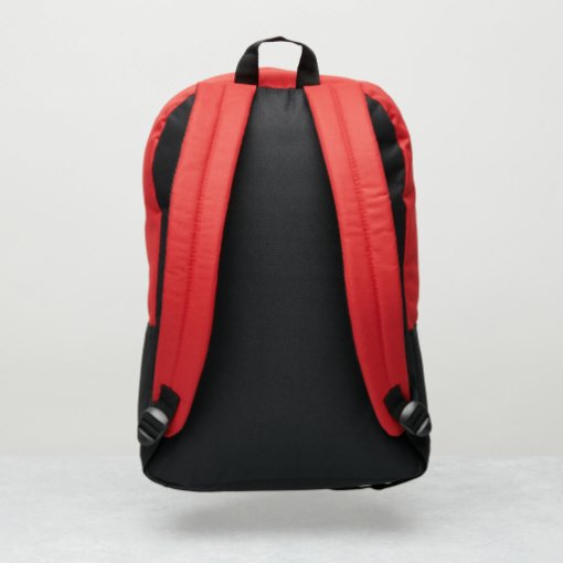volleyball player name red white team colors port authority® backpack ...