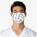 Volleyball Player Sports Fan Adult Cloth Face Mask | Zazzle