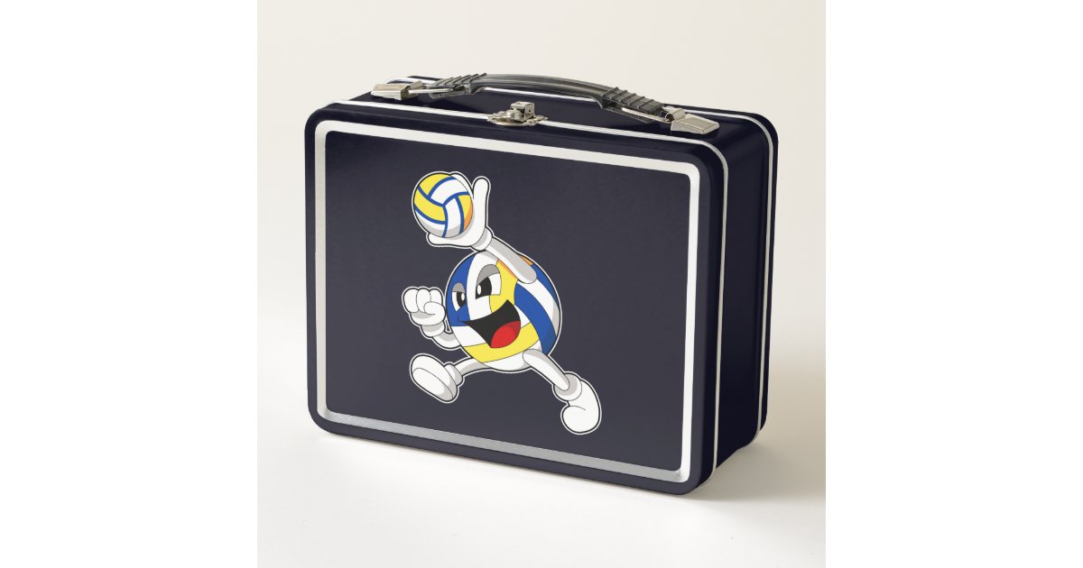 Volleyball player with Volleyball Metal Lunch Box | Zazzle
