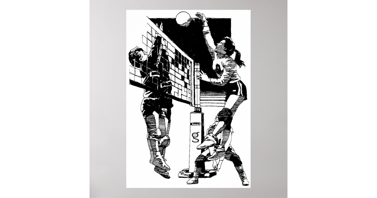 Volleyball Poster | Zazzle