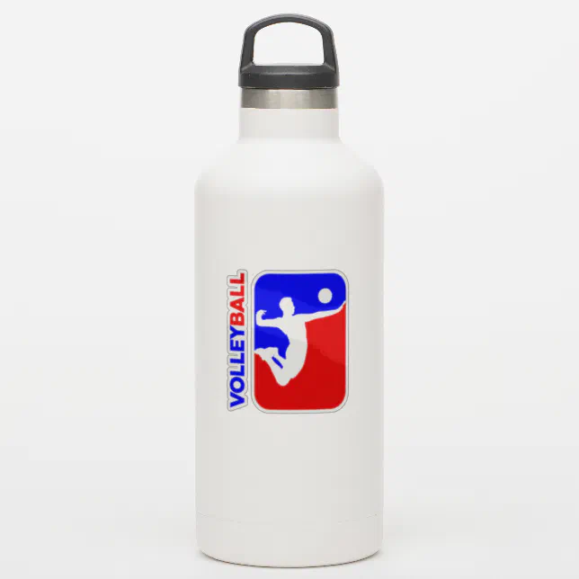 Volleyball Sports | 3"x 3"- Glossy Transparent Sticker | Zazzle