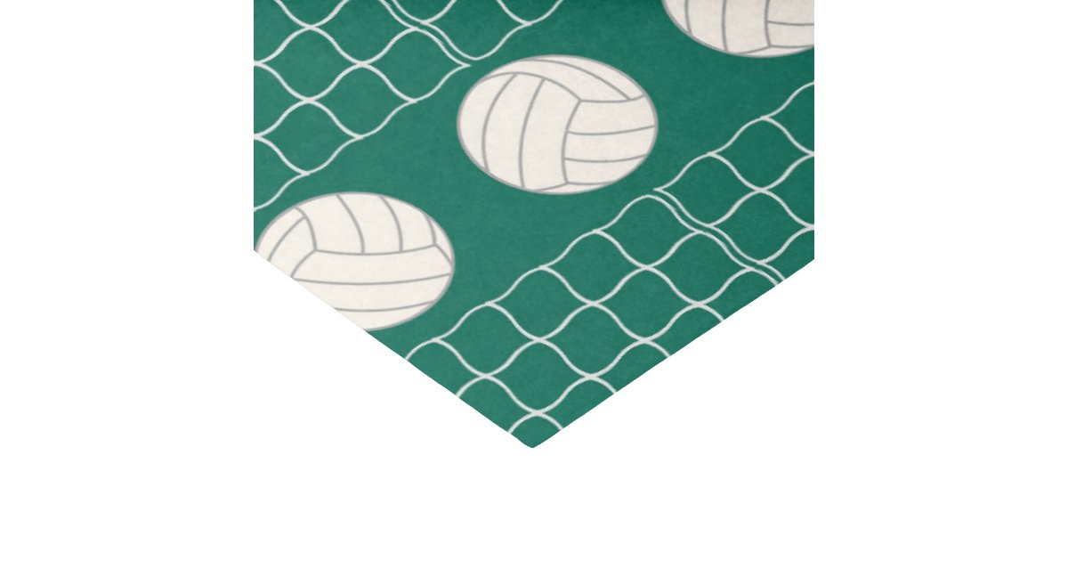 Volleyball sports pattern party tissue paper | Zazzle