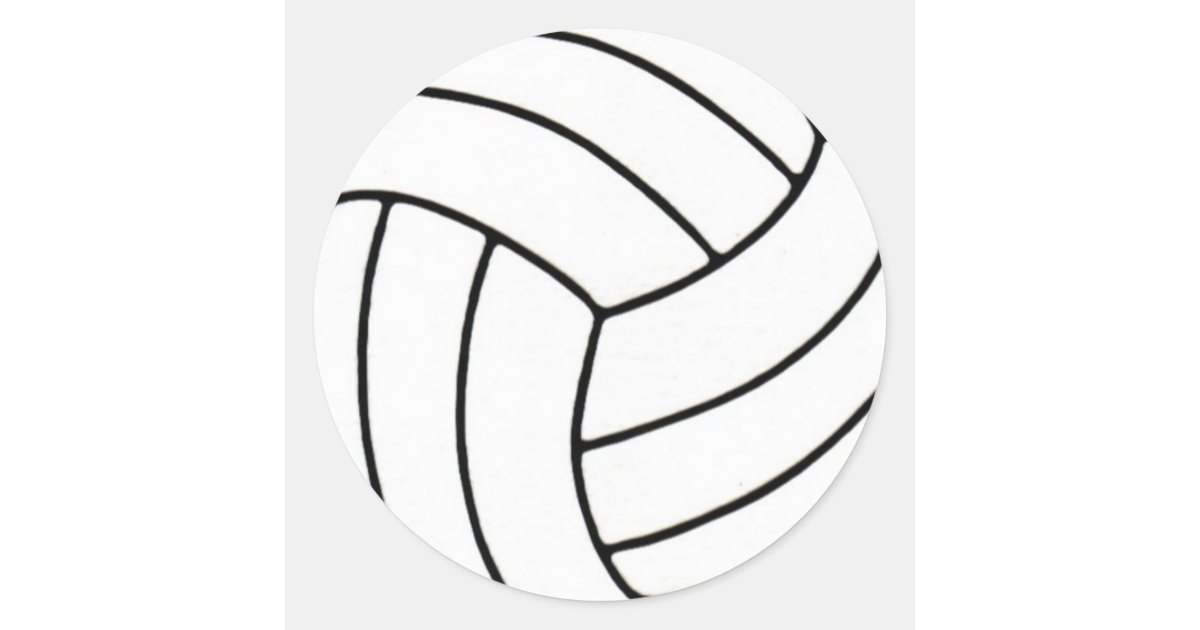 Volleyball Sticker | Zazzle