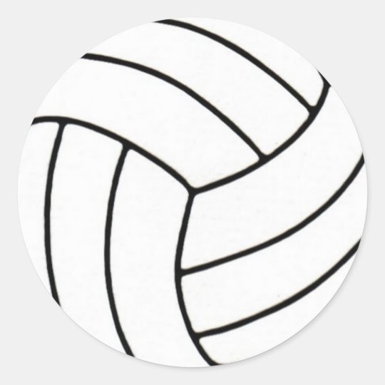 Volleyball Sticker | Zazzle.com