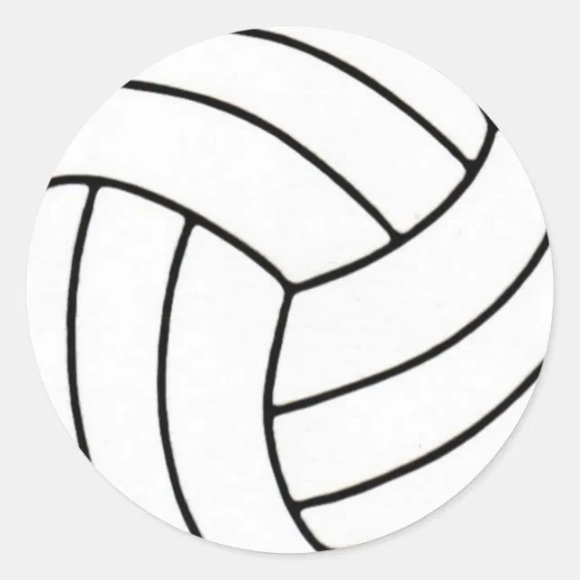 Volleyball Sticker | Zazzle