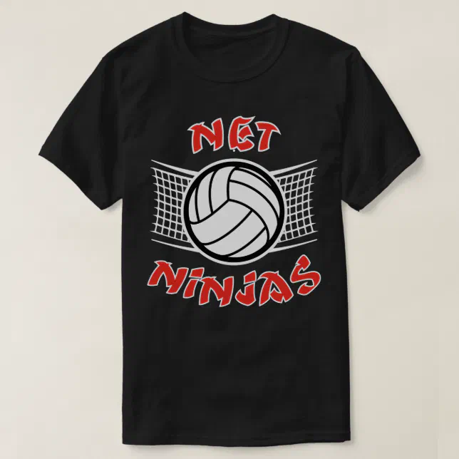 Volleyball Team Shirt For Men amp Women Net Ninjas | Zazzle