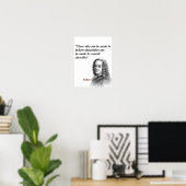 Voltaire Quote On Absurdities And Atrocities Poster | Zazzle