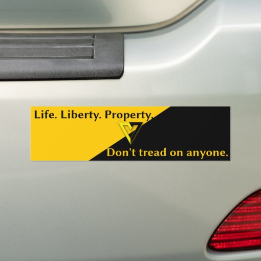 Voluntaryist Anarcho-Capitalist Bumper Sticker | Zazzle