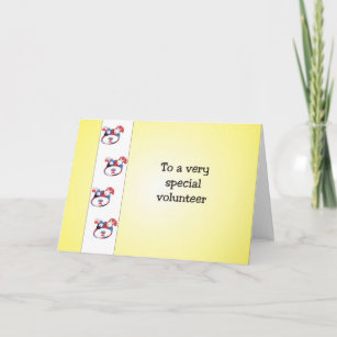 Volunteer Appreciation Cards | Zazzle